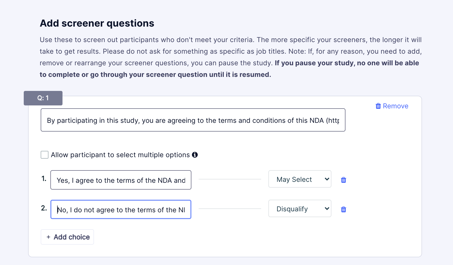 Adding a Custom NDA to Your Study – UserZoom GO