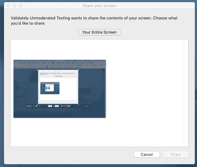 Screensharing on Unmoderated Desktop Studies – UserZoom GO